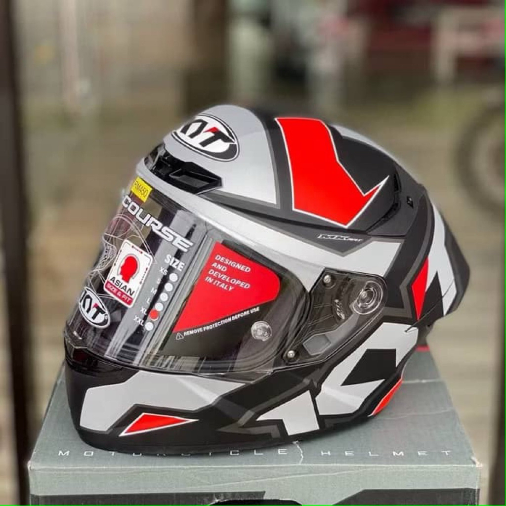 KYT TT COURSE ELECTRON FULL FACE HELMET | Shopee Malaysia