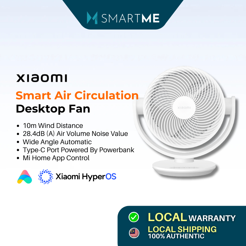 Xiaomi Mijia DC Inverter Desktop Circulation Fan Air Circulating Fan 3D ...