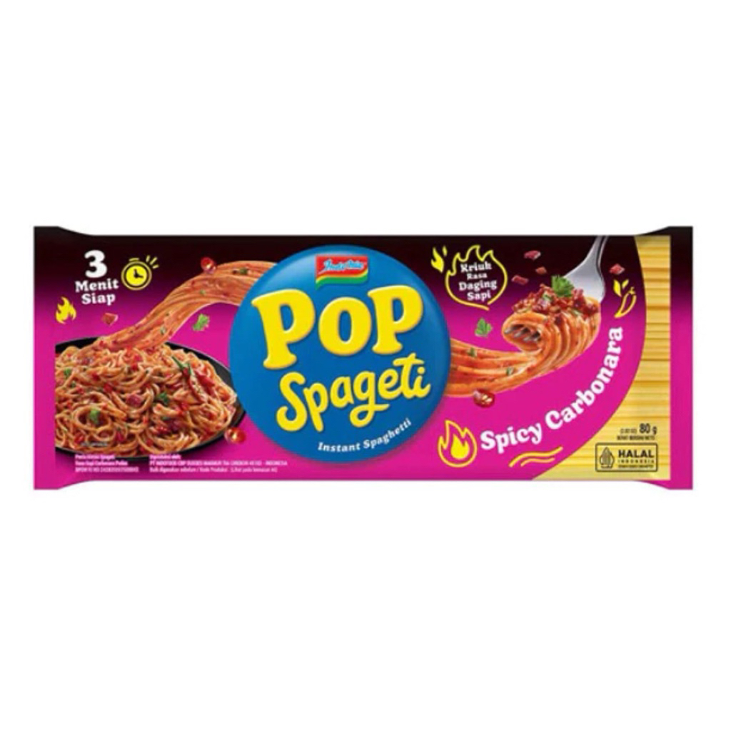 HALAL WOW SPAGETI CARBONARA BOLOGNESE AGLIO OLIO INSTANT SPAGETI VIRAL ...