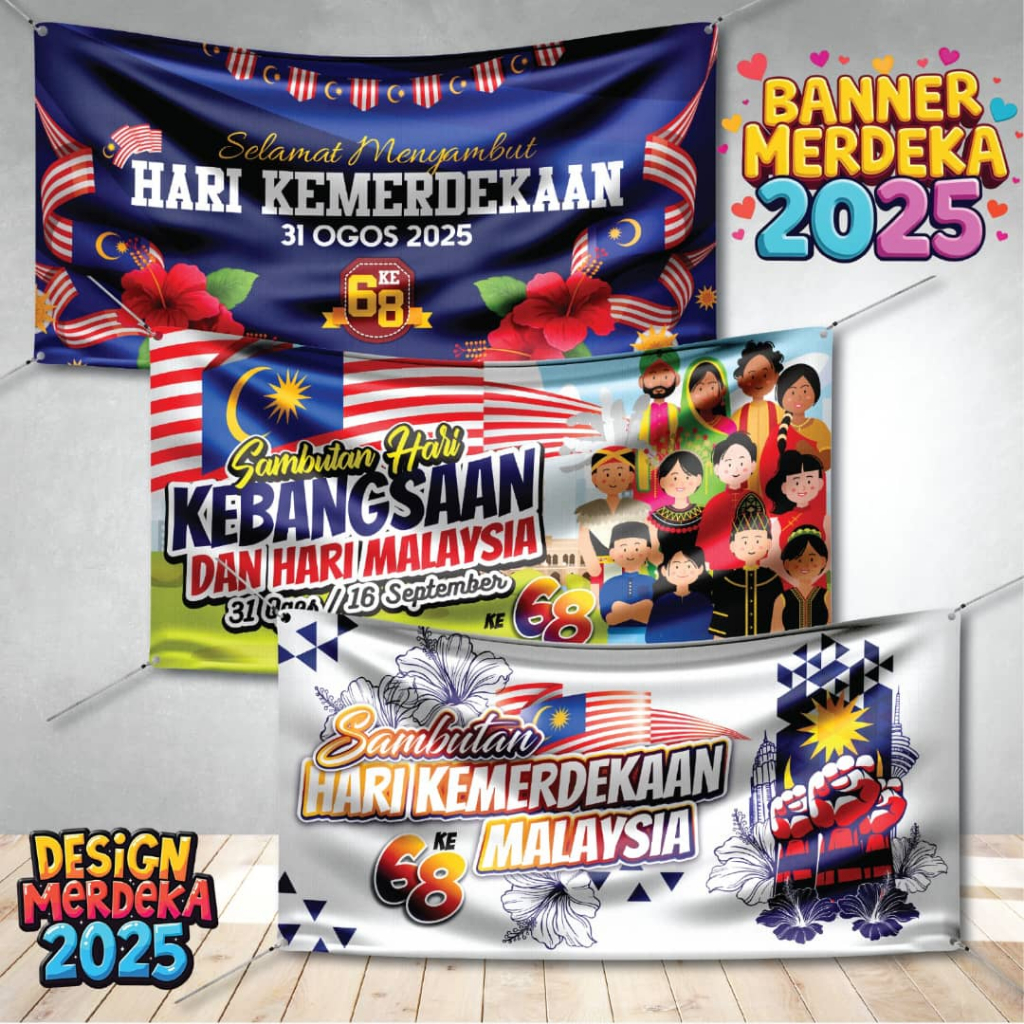 Banner Merdeka 2025/Sambutan Kemerdekaan 2025/Bulan Kemerdekaan 2025 ...