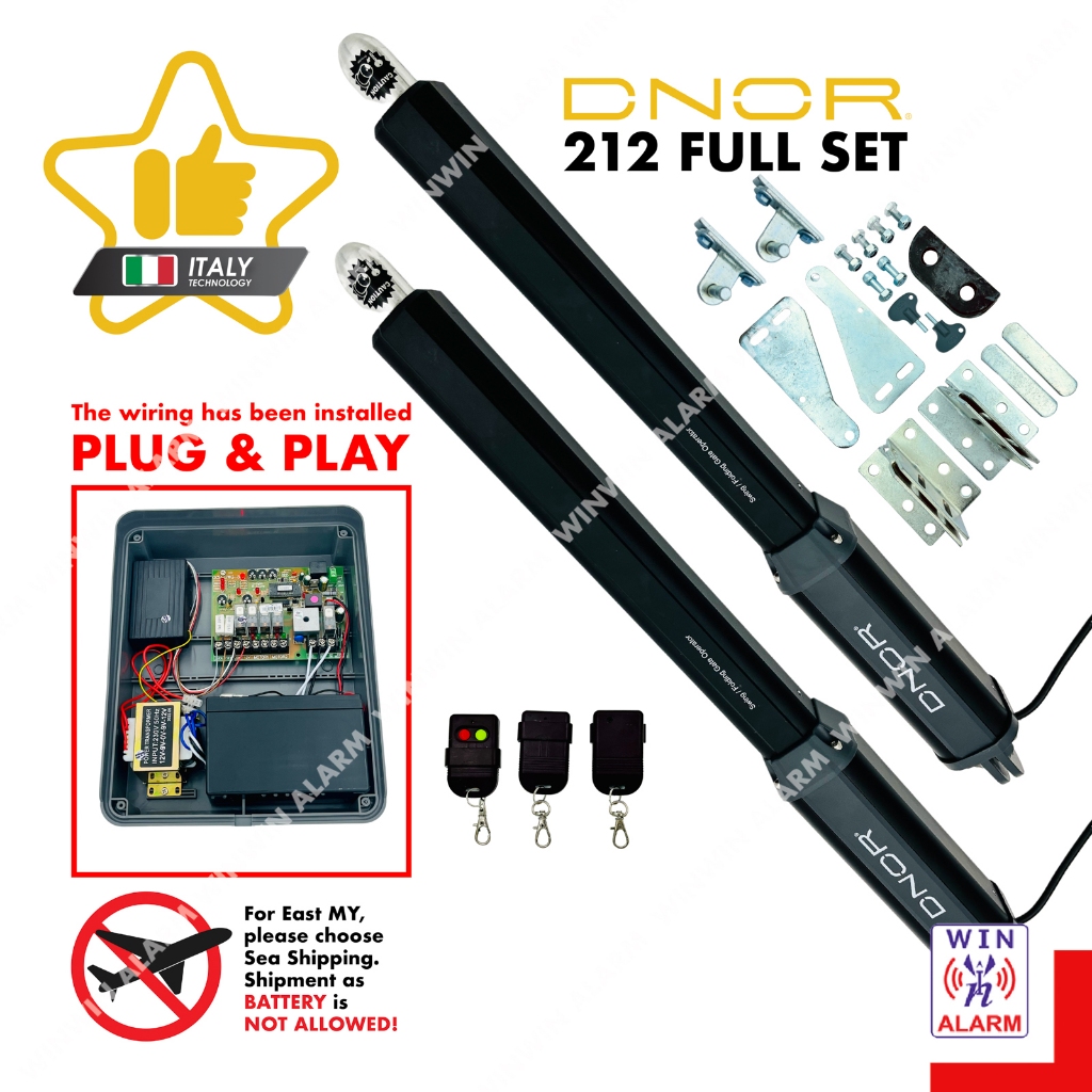 DNOR 212 SWING AND FOLDING HEAVYDUTY DREAM ARM ( FULL SET) A3 autogate ...