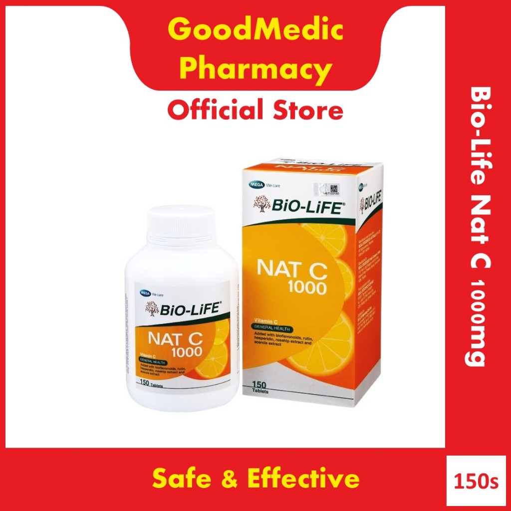 Bio-Life Nat C 1000mg Tablet (150s) | Shopee Malaysia