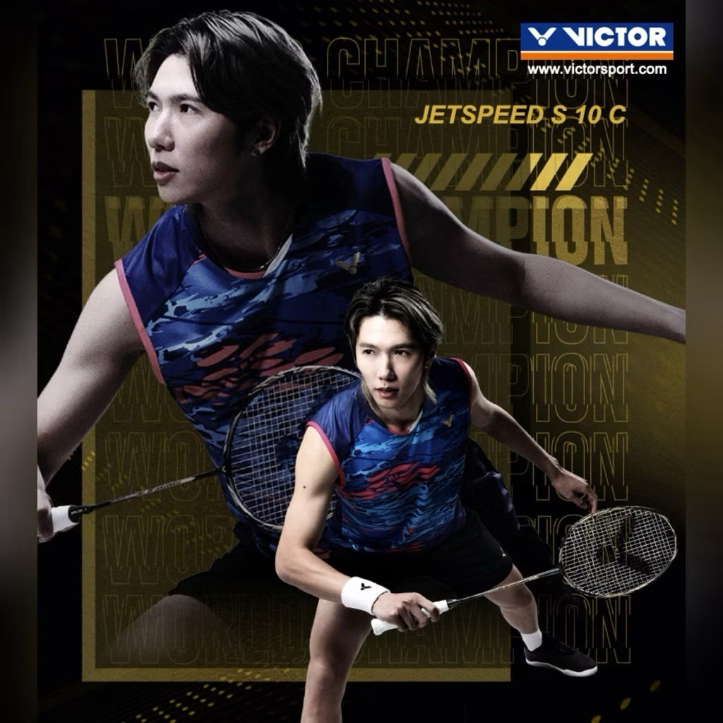 VICTOR Jetspeed S 10 Badminton Racket (Free Cover) | Shopee Malaysia