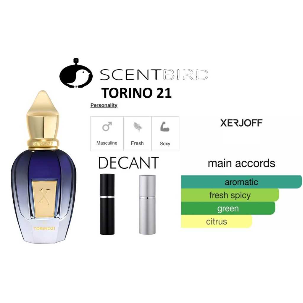 💯 Original Xerjoff Torino 21 - 3ml / 5ml Decant / Erba Pura /Alexandria ...