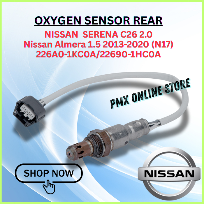 NISSAN ALMERA N17 1.5, SERENA C26 2.0 REAR O2 OXYGEN EXHAUST SENSOR ...