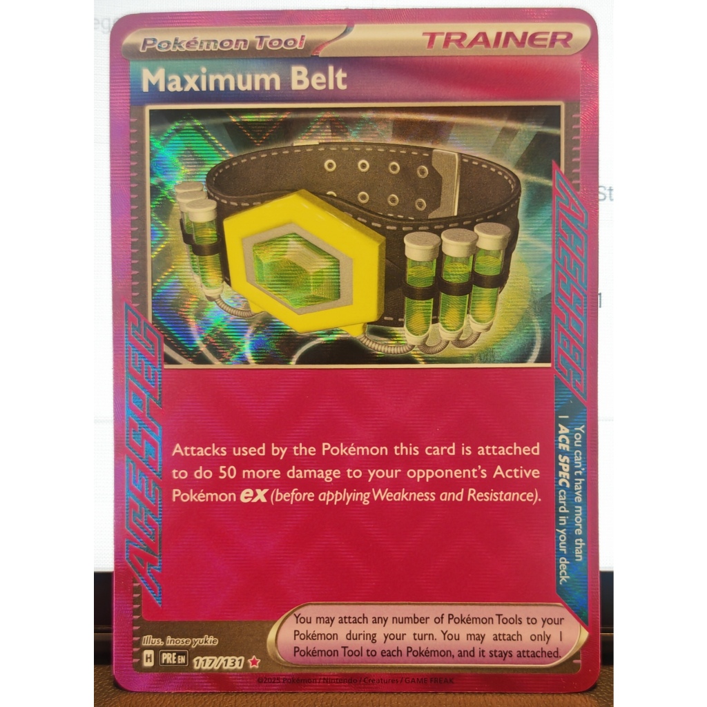 Maximum Belt Card Number / Rarity:117/131 / ACE SPEC Rare - SV ...