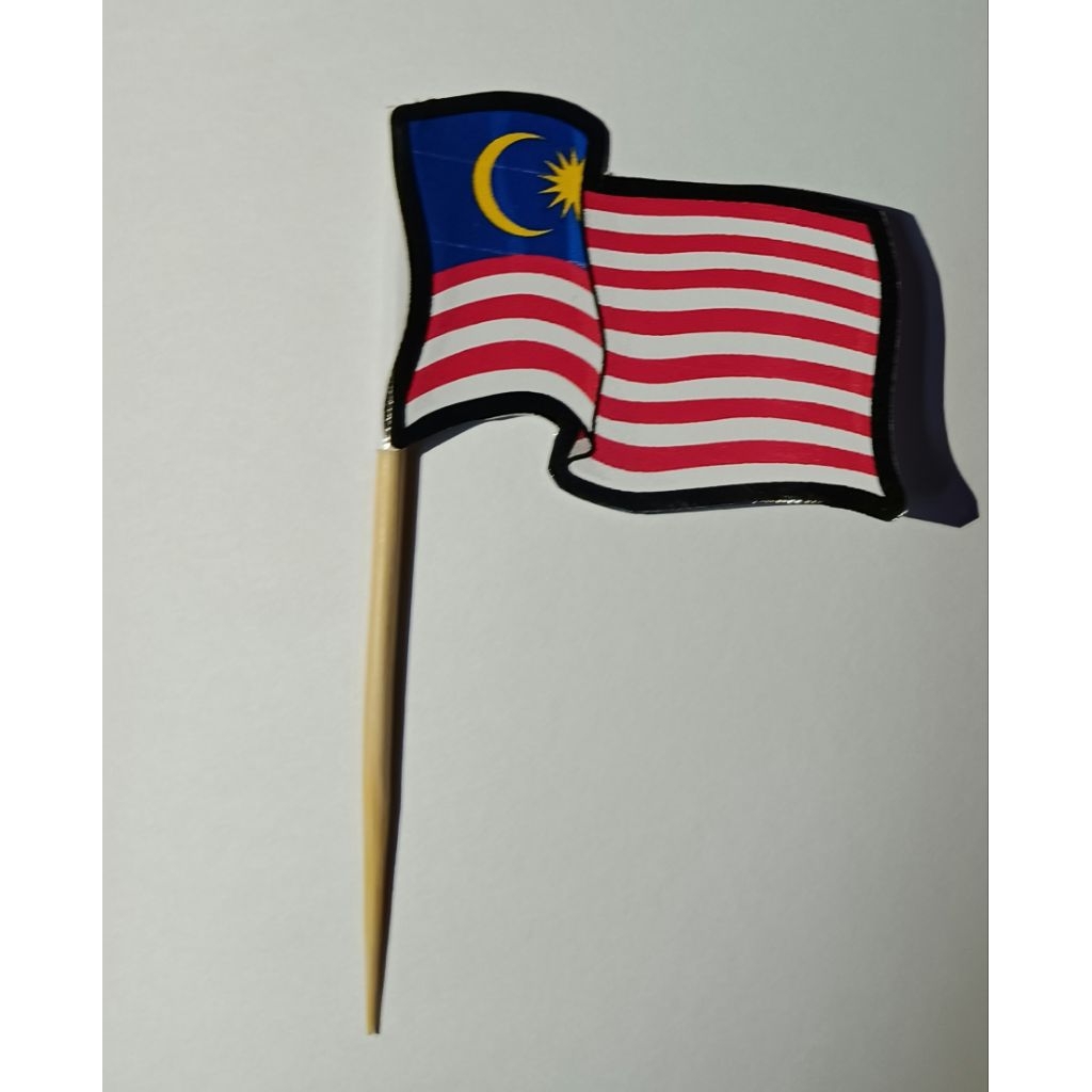 Mini hand flag 14 bendera negeri + 2 bendera malaysia / flag stick ( 1 ...