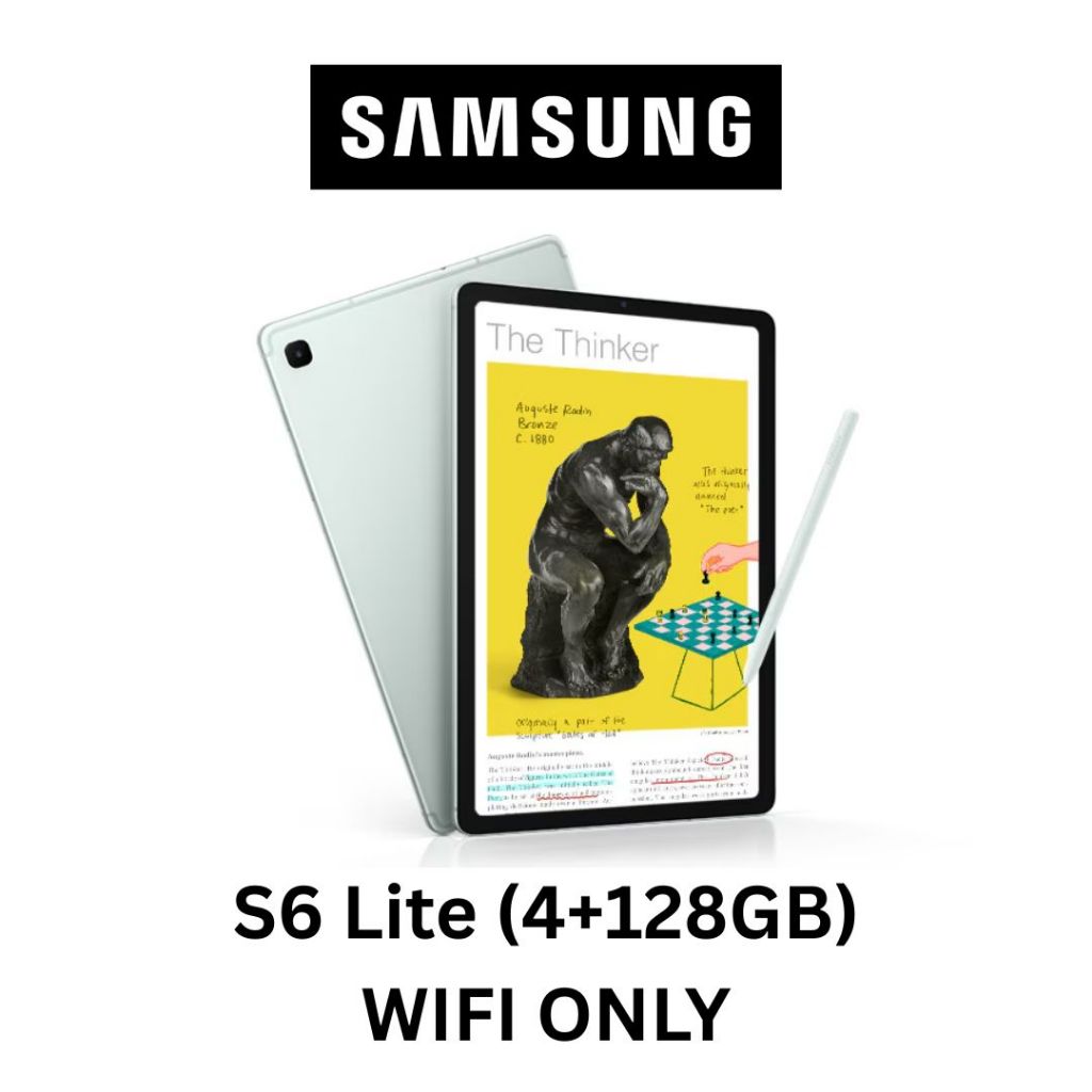 Samsung Galaxy Tab S6 Lite 2024 (P620) 4GB RAM + 128GB ROM WIFI 1 YEAR WARRANTY BY SAMSUNG ...