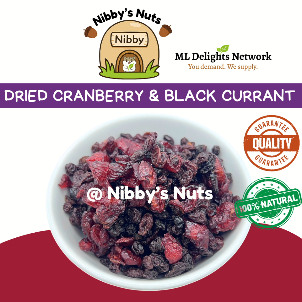 Nibby's Nuts | IMMUNITY BERRY MIX Cranberry+Blackcurrant | Cranberi+Kismis Hitam | 蔓越莓黑加仑混合 ...