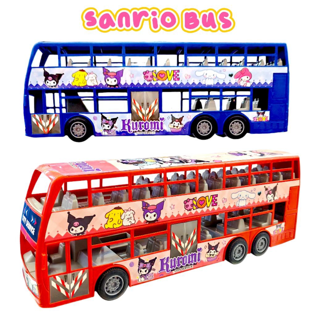Bas Polis Kuromi Dua Tingkat / Double Decker Police Kuromi Bus ...