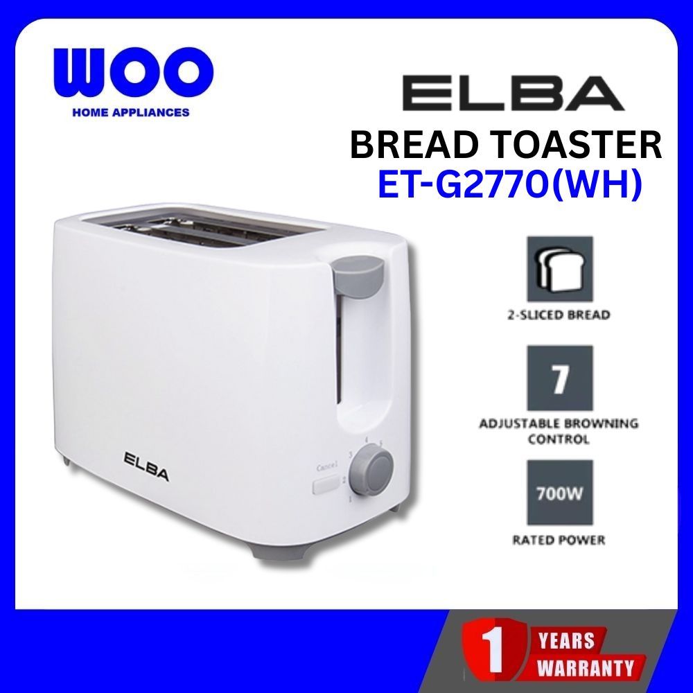 ELBA BREAD TOASTER ET-G2770(WH) | Shopee Malaysia
