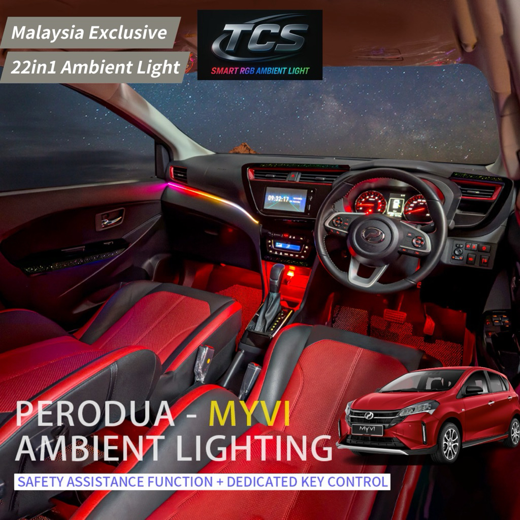 TCS myvi 2018-2025 car smart rgb 22in1 oem series car ambient light ...