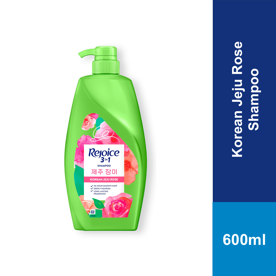 Rejoice Jeju Rose Rich Soft Smooth Shampoo 600 ml | Shopee Malaysia