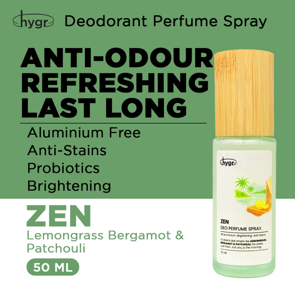 [Zen] HYGR Deodorant Spray Perfume Refillable Neutralise Body Odour ...