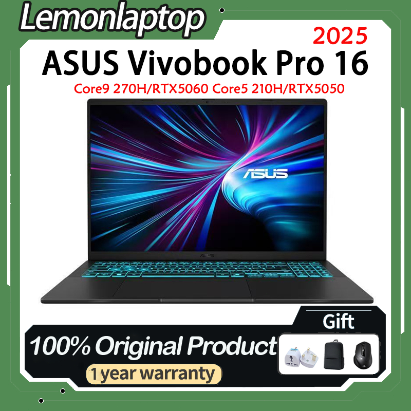 2025 ASUS Vivobook Pro 16 ASUS Gaming V16 Core9 270H/RTX5060 Core5 210H ...