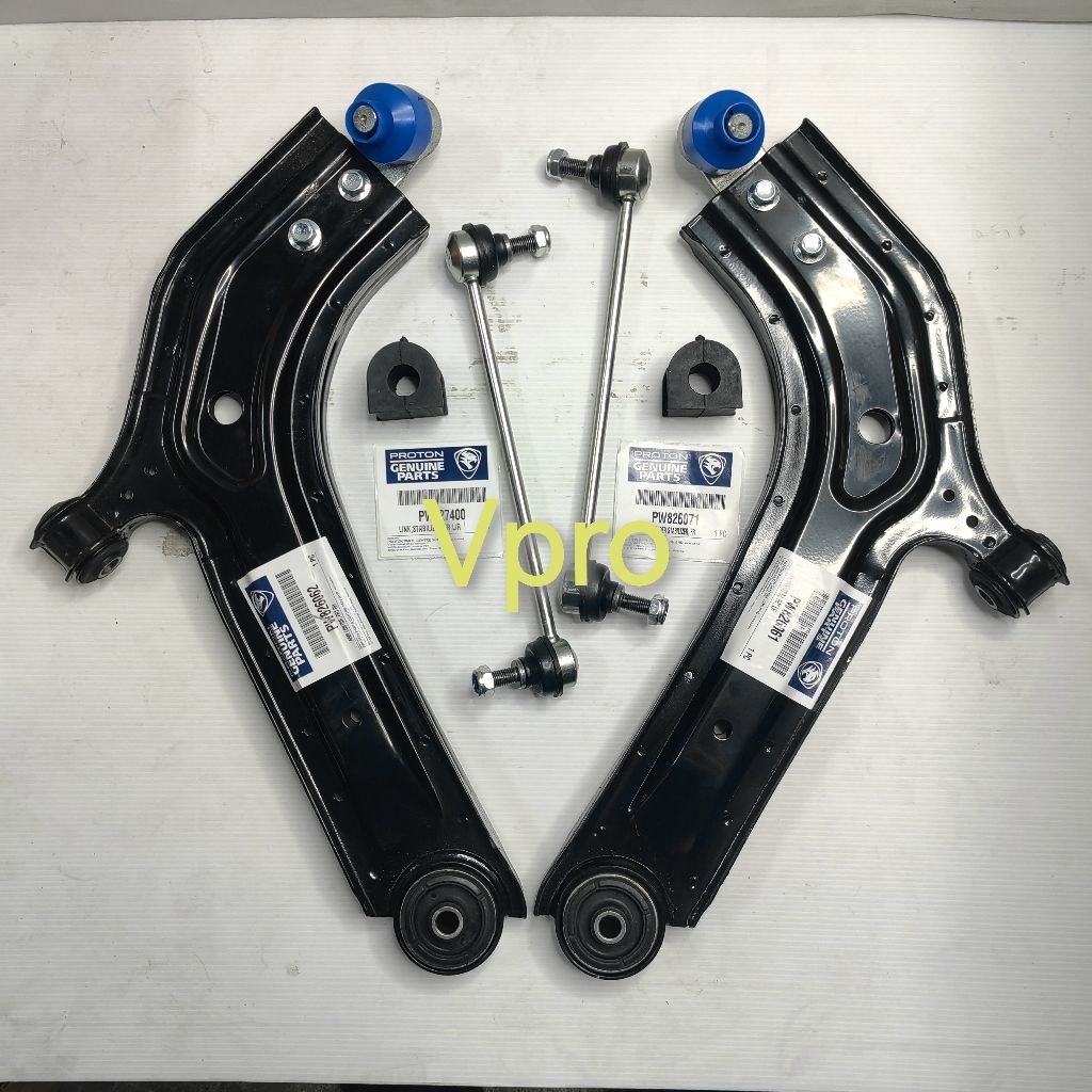 (6PCS IN 1) PROTON SAGA BLM FLX SAVVY FRONT LOWER ARM AND STABILIZER ...
