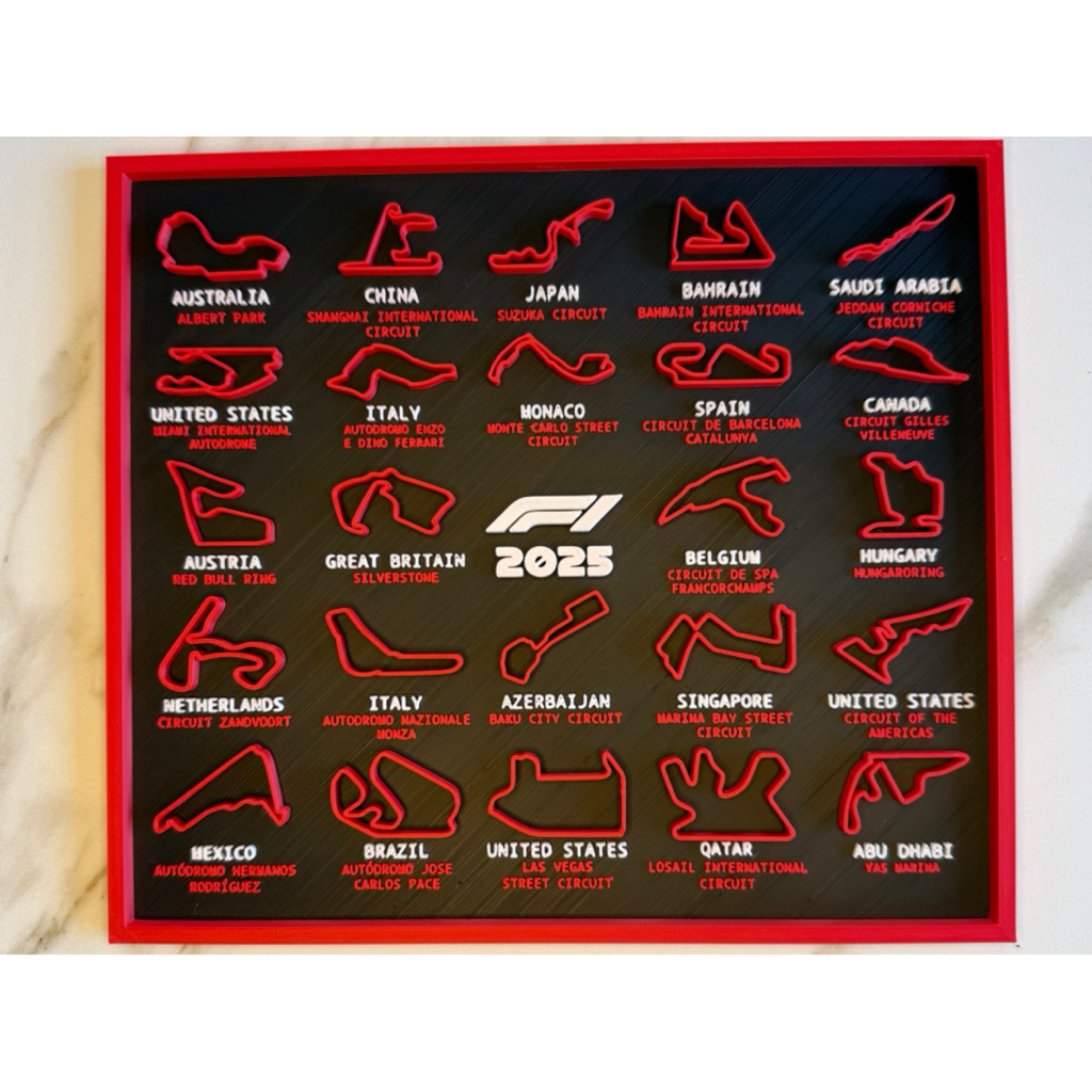 Formula 1 (F1) Track 2025 2026 Formula 1 Track & Venue 2027 logo （Size ...