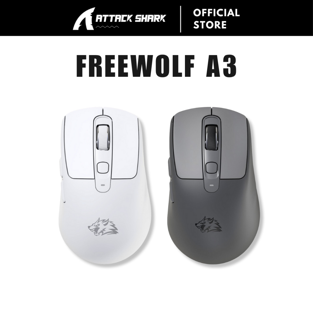 FREEWOLF A3 Pixart PAW3212 Silent 5-Speed DPI Mouse Wireless Connection ...