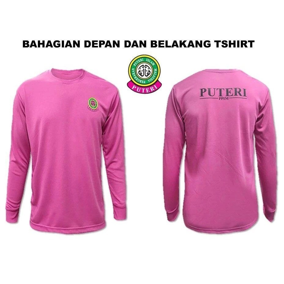 TPI01 BEST SELLER Baju Tshirts PPIM Puteri Islam Uniform Lengan Panjang ...