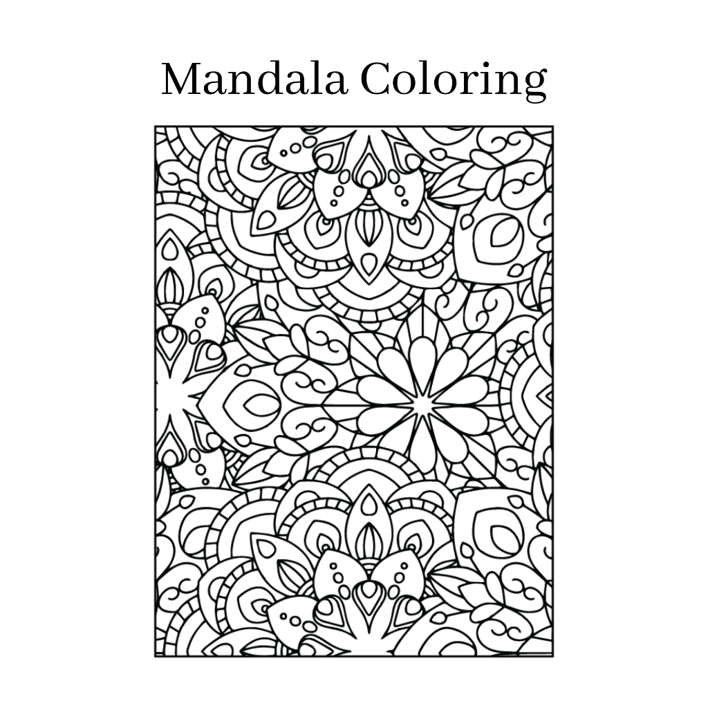 Mandala Coloring Worksheet Set (50 Pages) | Shopee Malaysia
