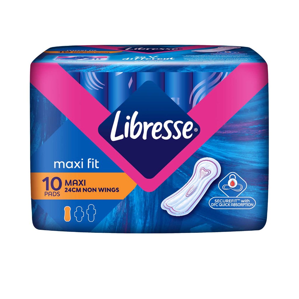 Libresse Maxi Non Wings 24cm (10 pads) | Shopee Malaysia