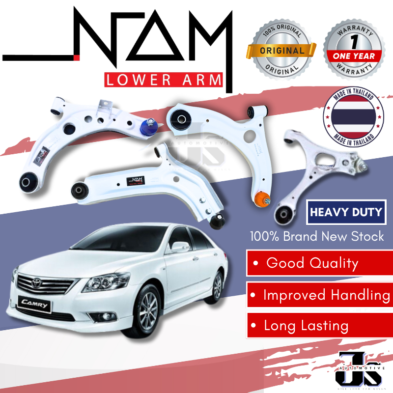 TOYOTA CAMRY ACV40 - NAM HEAVY DUTY PERFORMANCE LOWER ARM [ FRONT/DEPAN ...