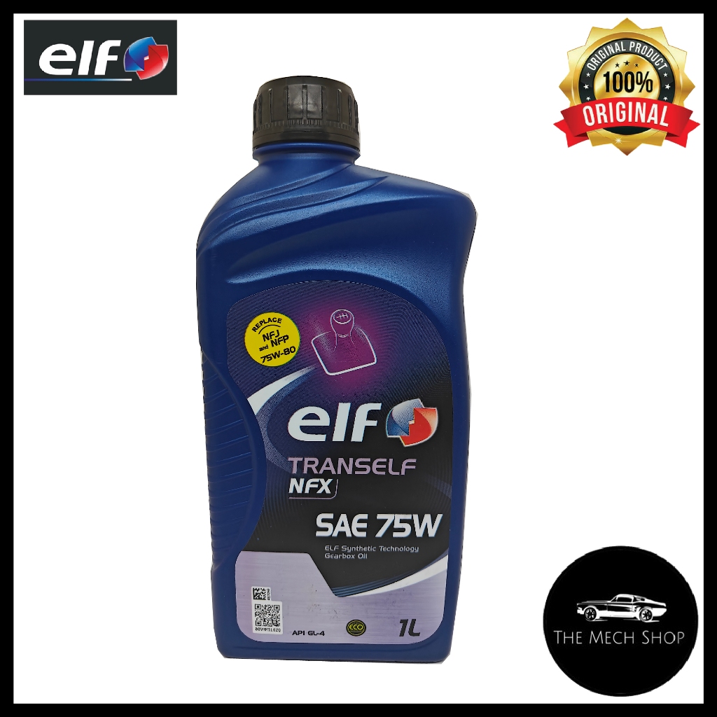 (100% Original)ELF Renault Megane Clio Proton Savvy NFX SAE 75W AMT MT ...