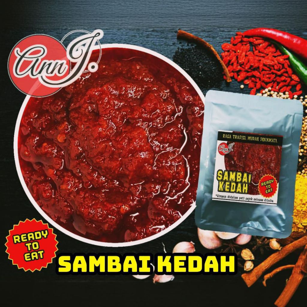 SAMBAI KEDAH By AinnJ Rasa Utara 40gram Ibu Sambal Product Muslim ...