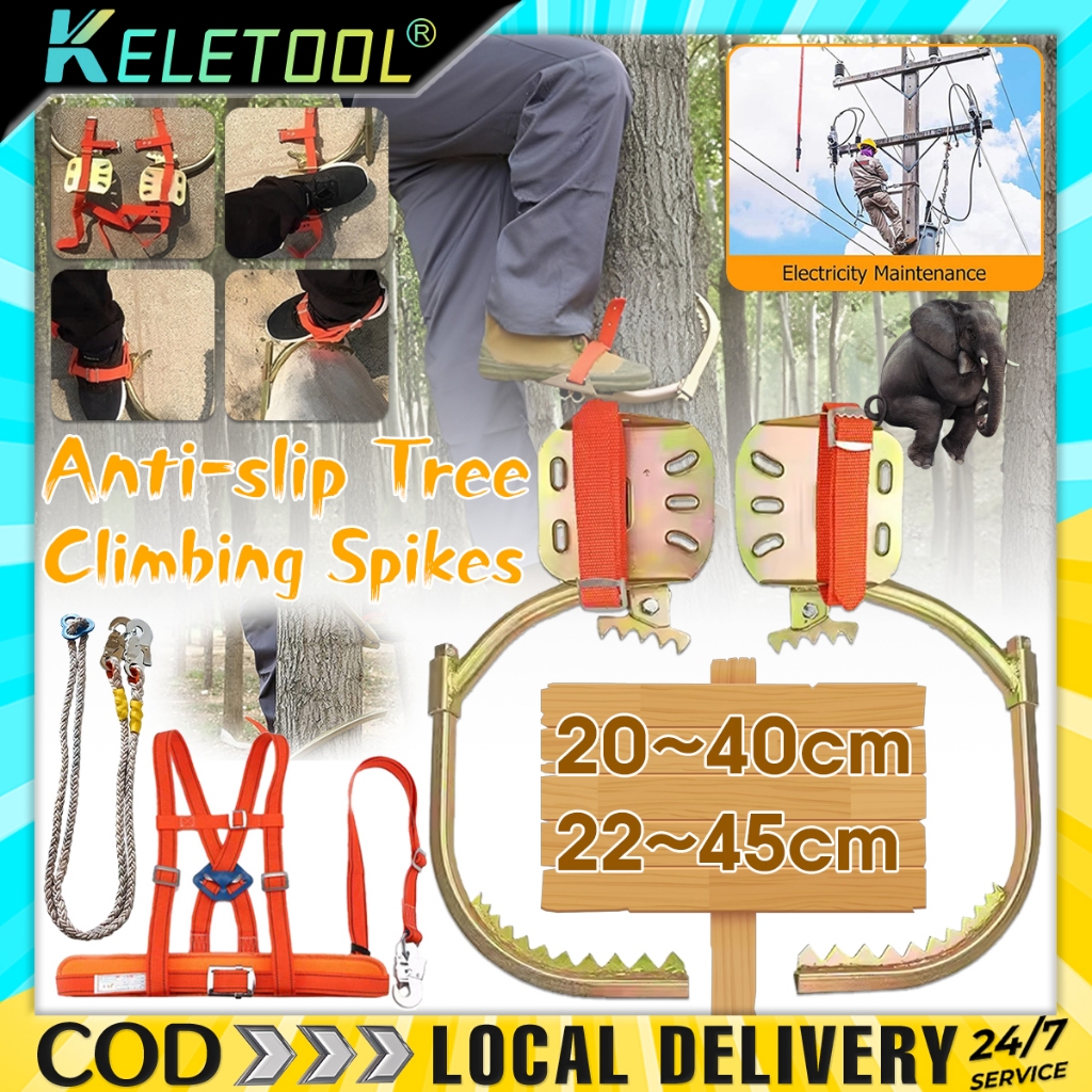 Pole Fastener Electrician Climbing Pole Tool Wooden Pole Fastener Pokok ...