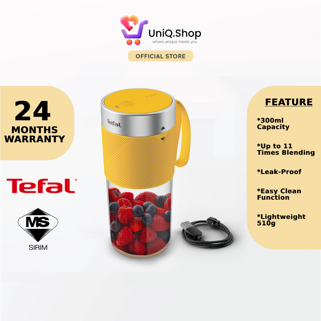 [New] Tefal Lightmix On The Go Portable Rechargeable Blender | BL1C02 BL1C04 Baby Food Mixer ...