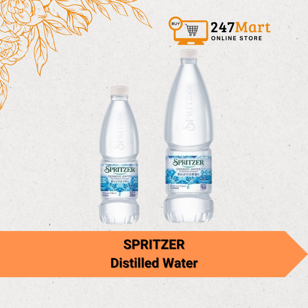 Spritzer Distilled Water 550ML / 1250ML | Shopee Malaysia