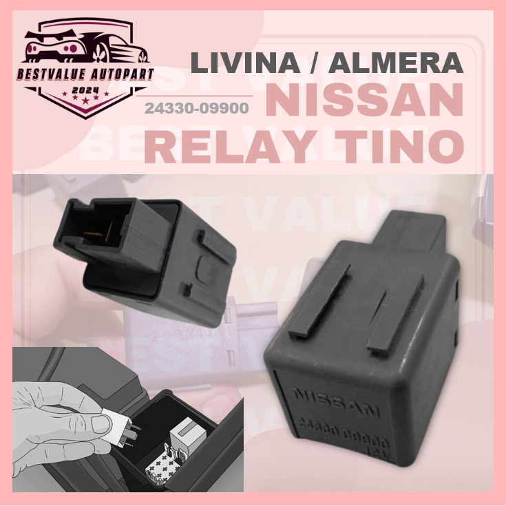 NISSAN RELAY 12V 2 PIN NISSAN LIVINA ALMERA RELAY CIRCUIT BREAKER ...