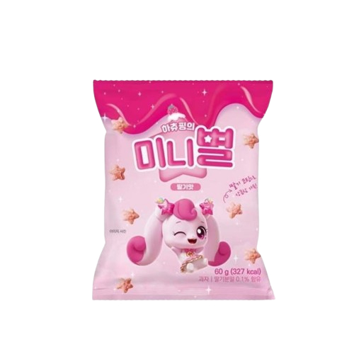 Korea Catch Tinping Heartspring Mini Star Strawberry Snack 60G | Shopee ...
