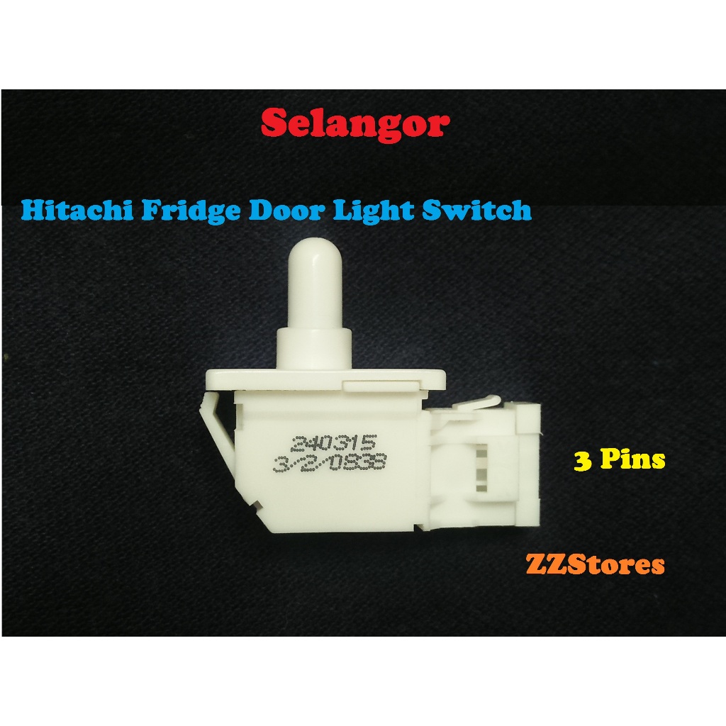 Hitachi Fridge Door Light Switch 3 Pin Size (37.7mm X 31mm X 10mm ...