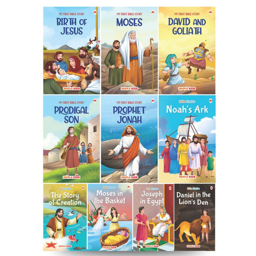 (Set of 10 Books) My First Bible Stories - 108 Bible Stories for Kids ...