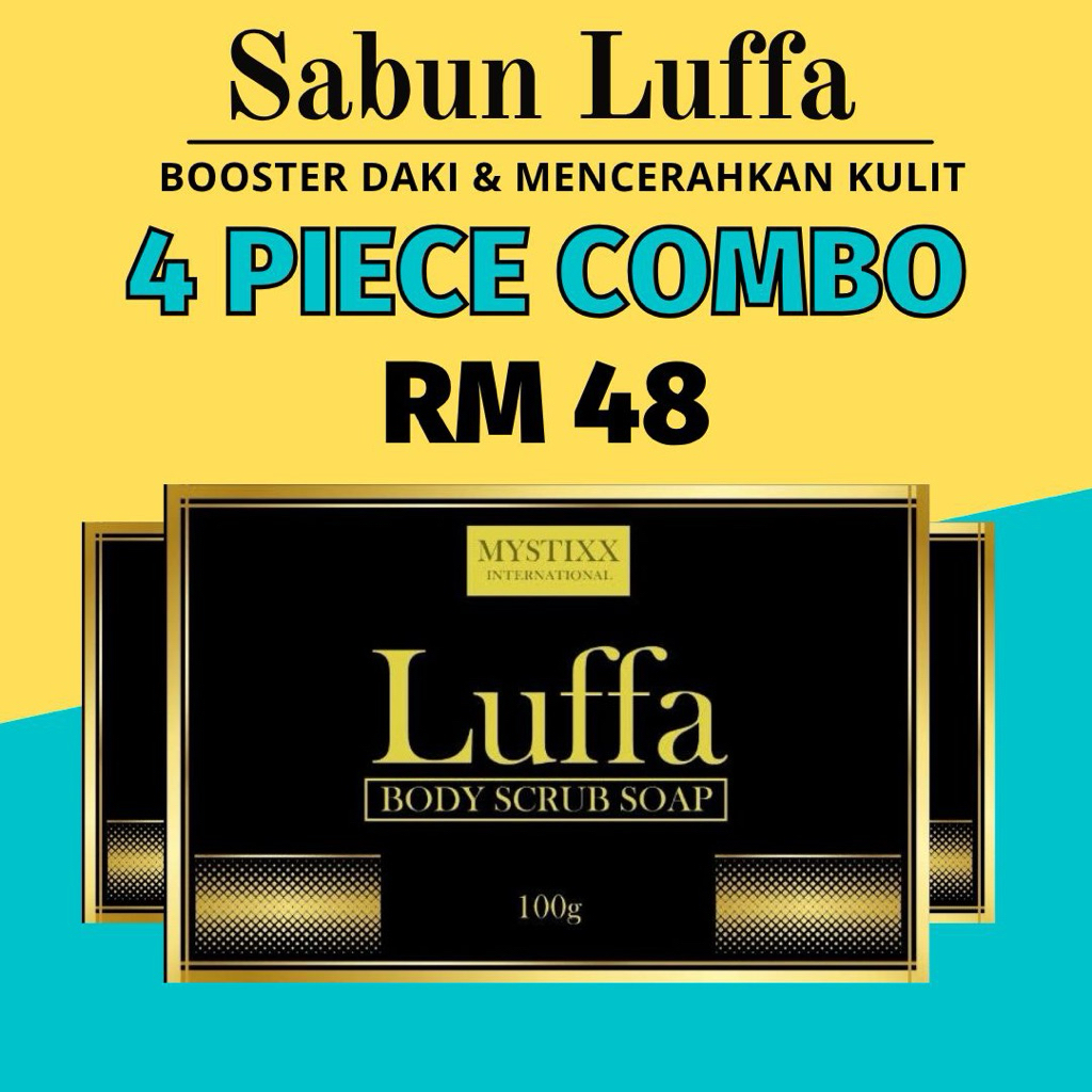 Sabun Luffa Soap Body Scrub Original 4 Kotak | Shopee Malaysia