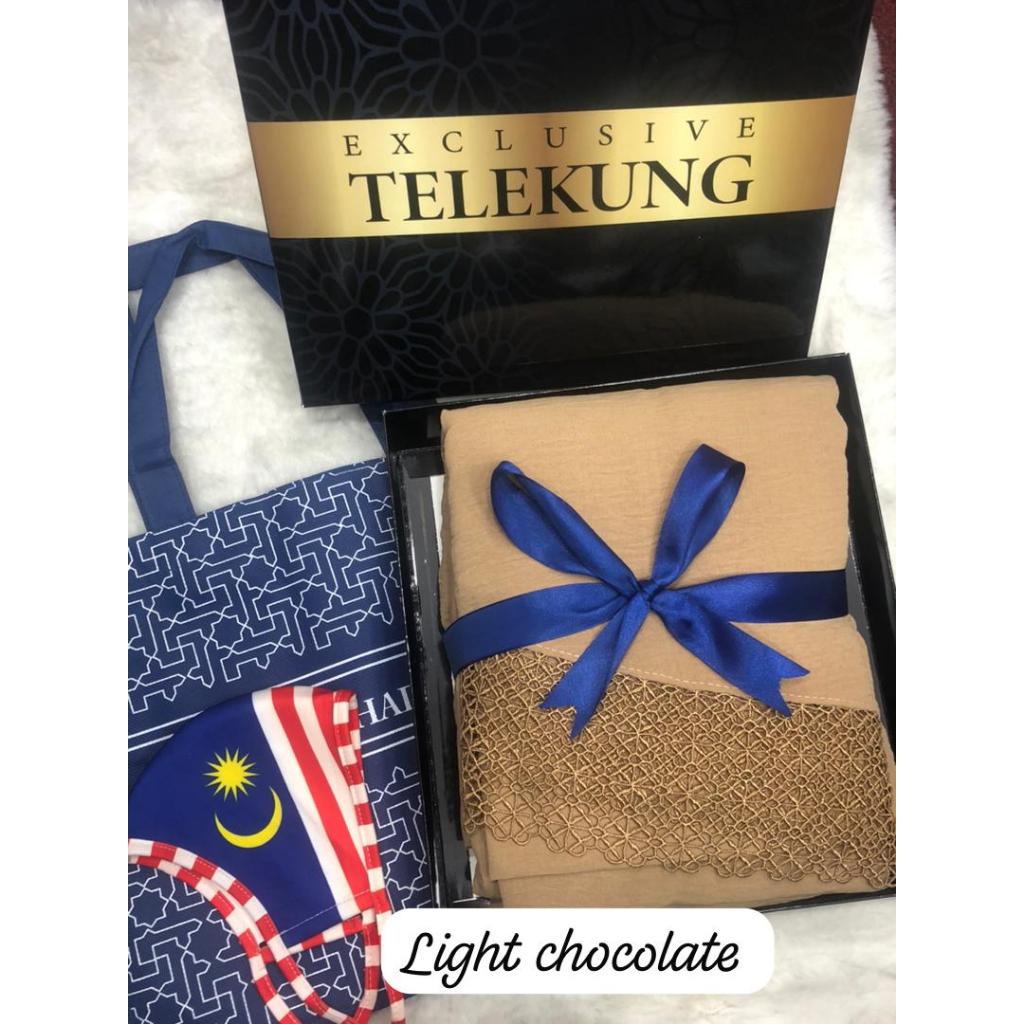 **New Arrival**-Siti-Premium-Telekung Cotton With Siti Bags Fine Lace ...