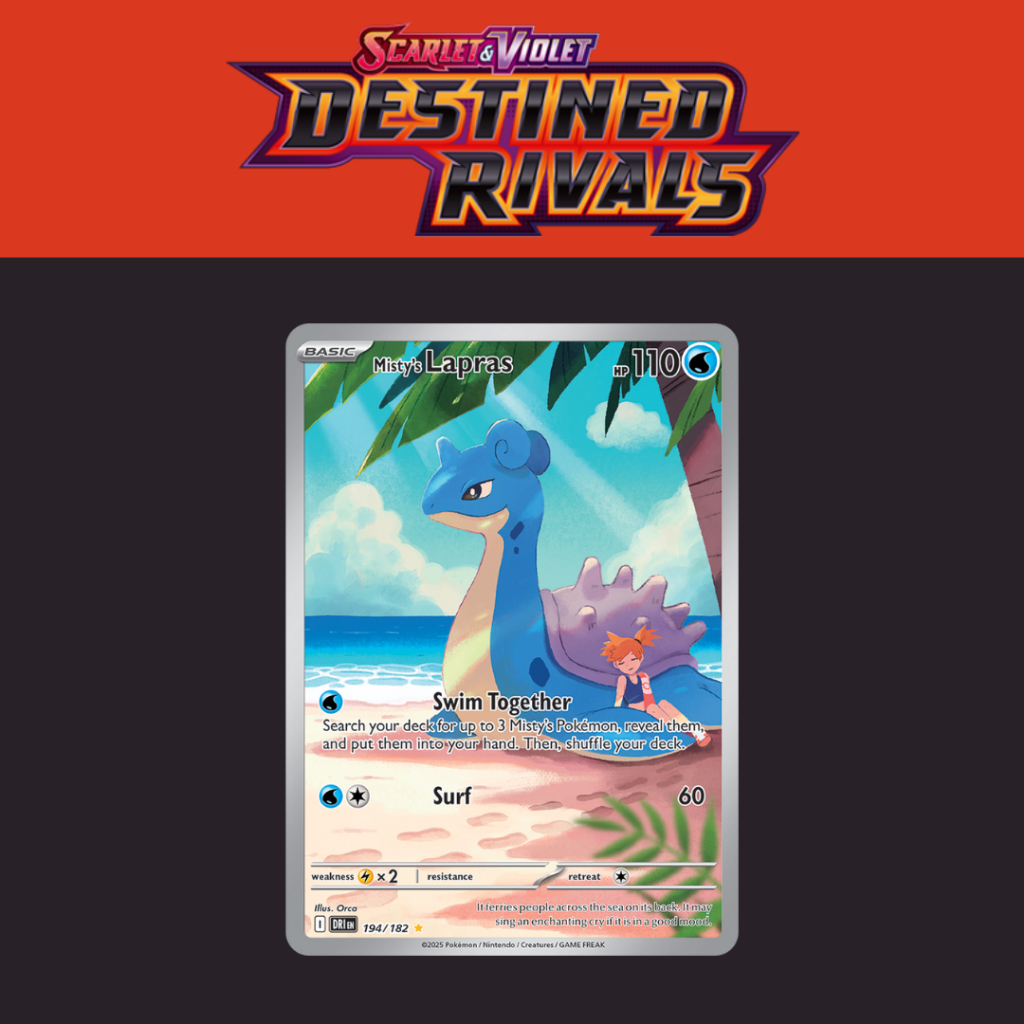 [READY STOCK] Misty's Lapras 194 Pokemon TCG Destined Rivals English ...