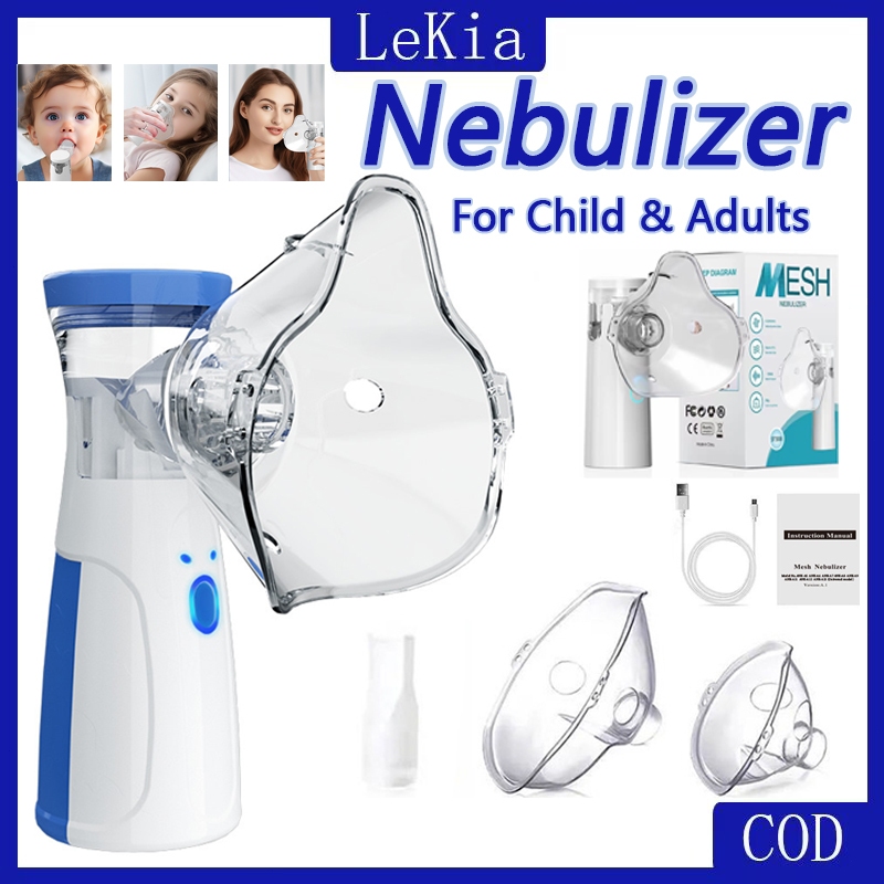 Handheld Nebulizer Machine Portable Home Travel Inhalator adults Kid ...