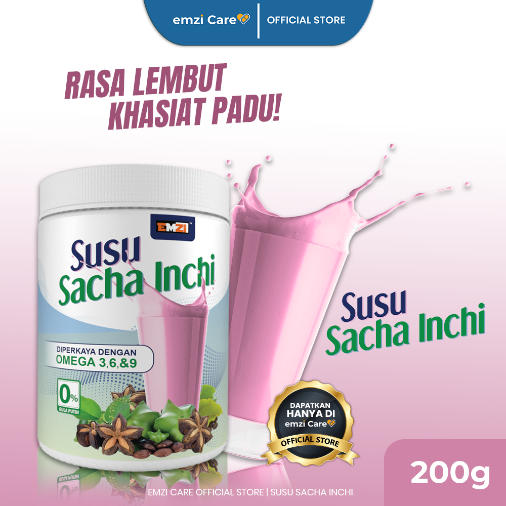 EMZI CARE | Susu Sacha Inchi Original HQ | Susu Penuh Krim Dengan ...