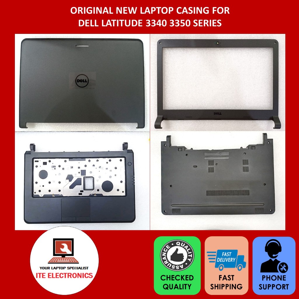 ORIGINAL NEW DELL LATITUDE 3340 3350 SERIES LCD COVER CASING A CASE ...