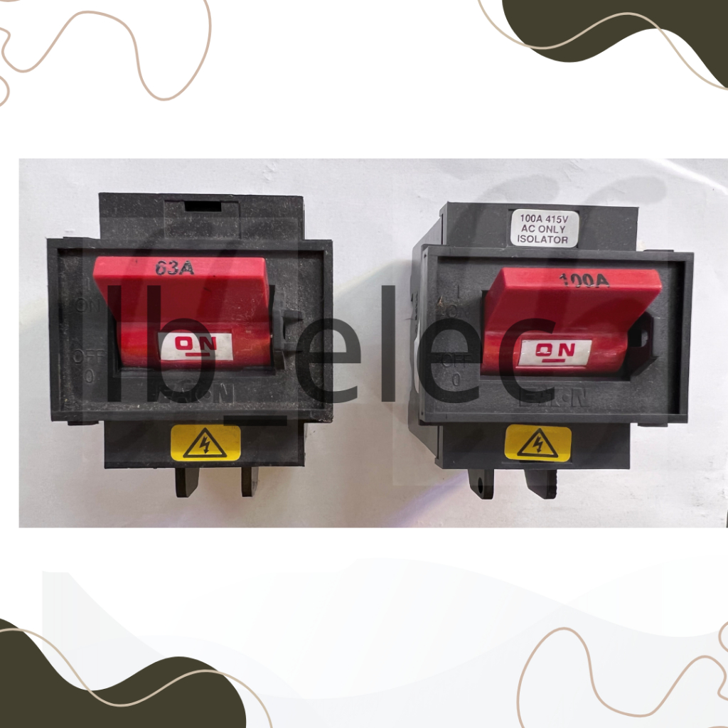 Eaton /MEM 63A 100A 3P Isolator/Main Switch | Shopee Malaysia
