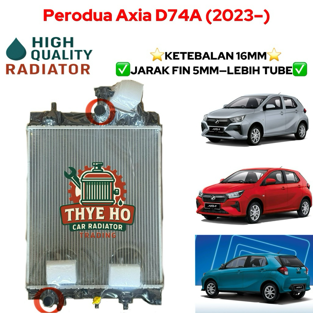 PERODUA AXIA D74A (2023) 1.0L 16MM W5 (AUTO/MANUAL) HIGH QUALITY ...