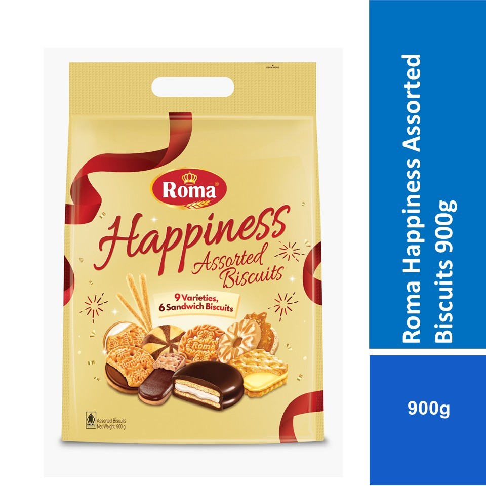 Roma Happiness Assorted Biscuits 900g | Shopee Malaysia