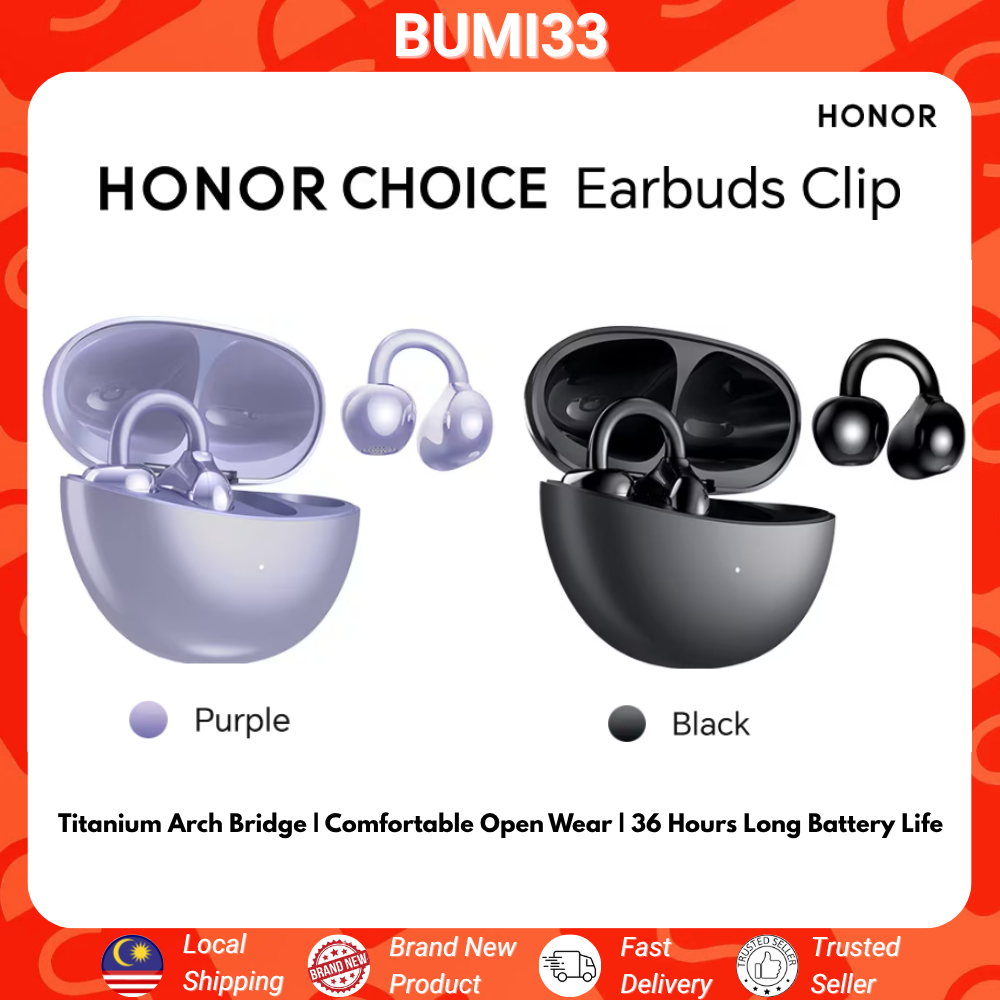 HONOR CHOICE Earbuds Clip l Titanium Arch Bridge l 36 Hours Long ...
