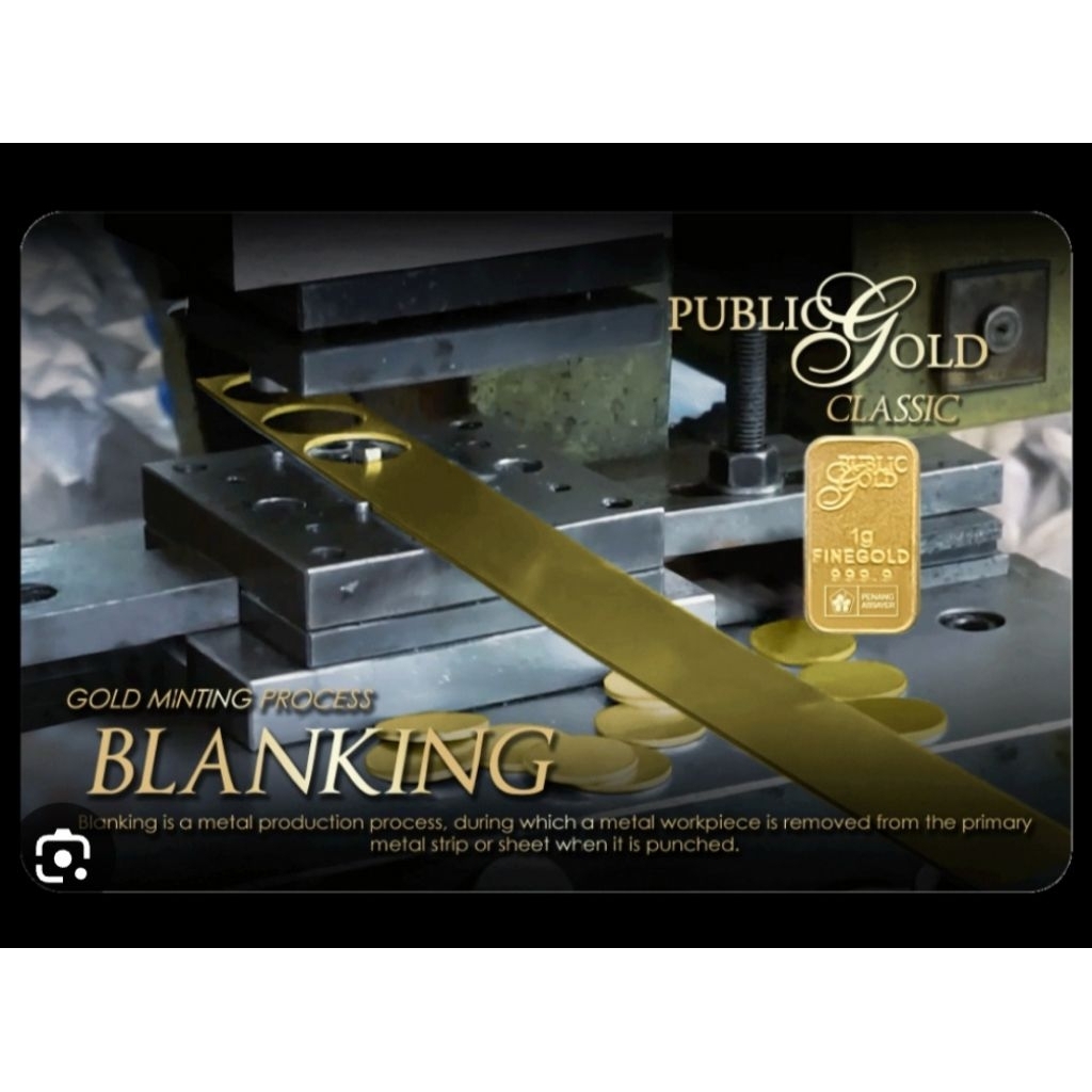 GOLD BAR BLANKING PROCESS | Shopee Malaysia