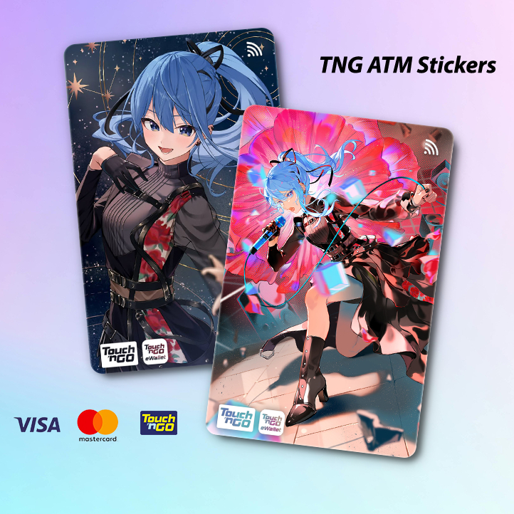 HOSHIMACHI SUISEI TNG - TOUCH N GO STICKER CARD / NEW ATM CARD STICKER ...
