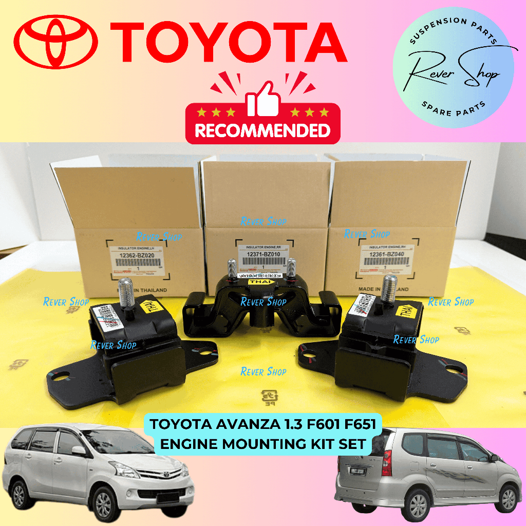 [100% THAILAND] Toyota Avanza F601 1.3 F651, Rush 1.5 F700 Engine ...