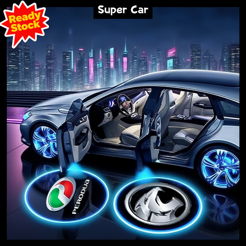 Car Door Wireless LED Shadow Projector Courtesy Step Light Laser Logo ...