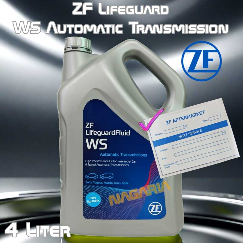 ZF WS (4 Liter) Lifeguard Auto Transmission Fluid ATF WS Auto Gear Oil ...